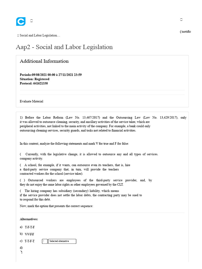 Social and Labor Legislation Overview | PDF | Employment | Salary
