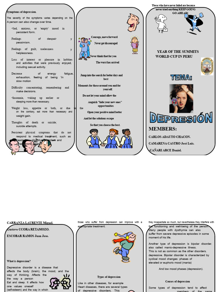 Triptych Depression Work of Chivis Social Projection | PDF | Major ...