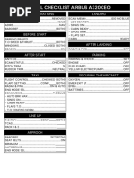 A330 Checklist | PDF | Transponder (Aeronautics) | Aerospace Engineering