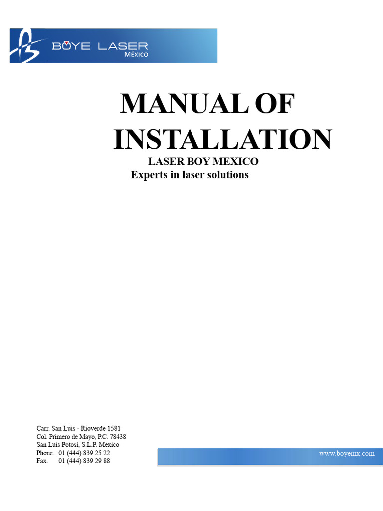 Installation Manual Boye Machines | PDF | Computer Network | Personal ...