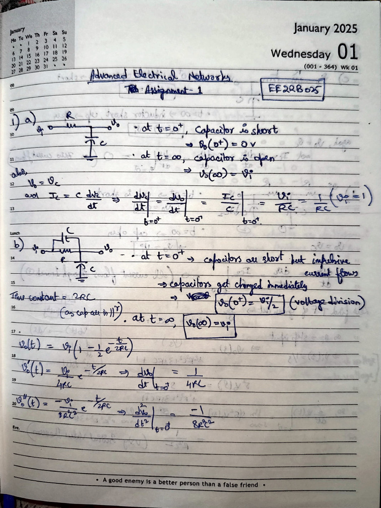 Ee22b025 AEN Assignment1 | PDF