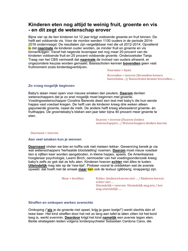 Les 45 Conjuncties en Signaalwoorden - Sleutel | PDF