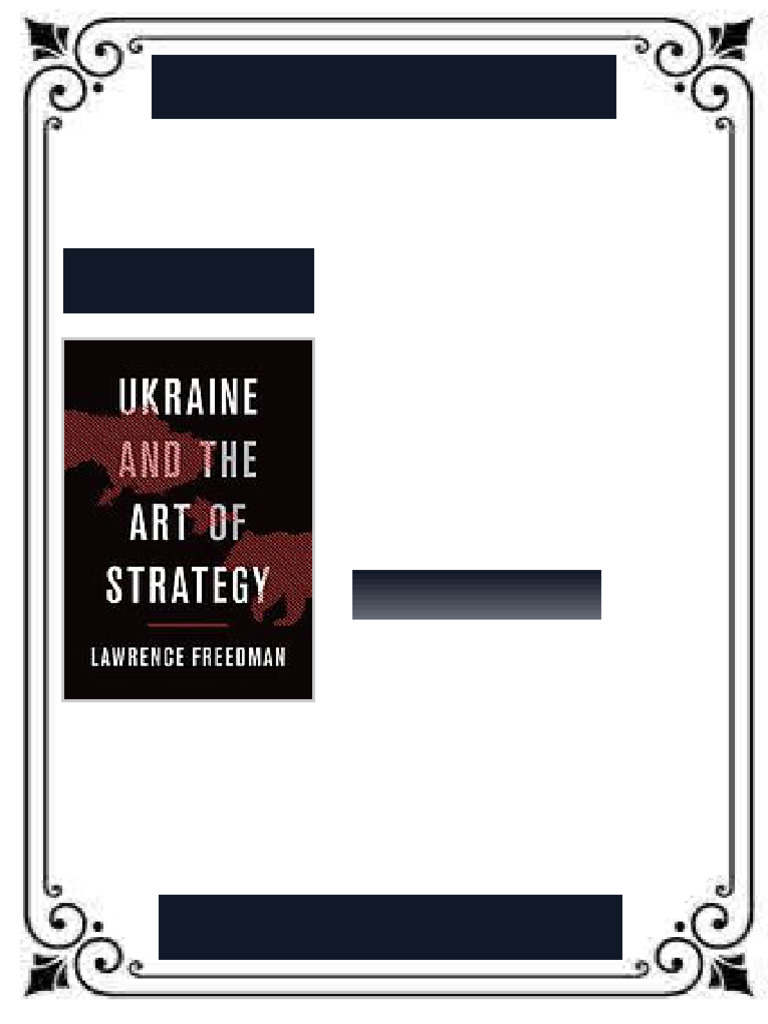Ukraine and The Art of Strategy Lawrence Freedman Ebook With Full ...