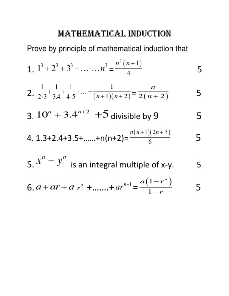 Induction Proofs on Divisibility | PDF | Teaching Methods & Materials