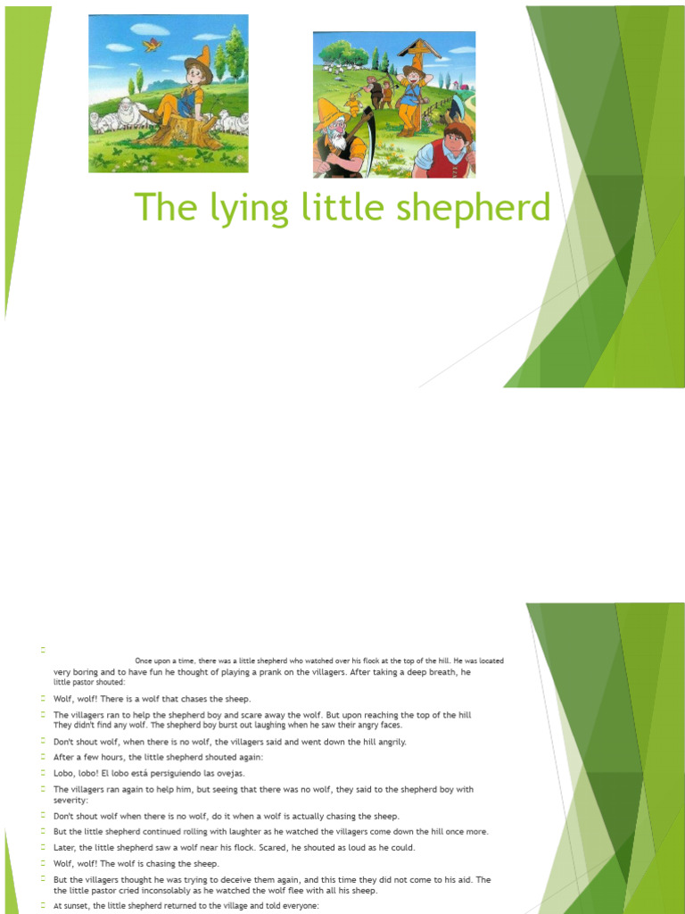The Boy Who Cried Wolf: A Fable | PDF