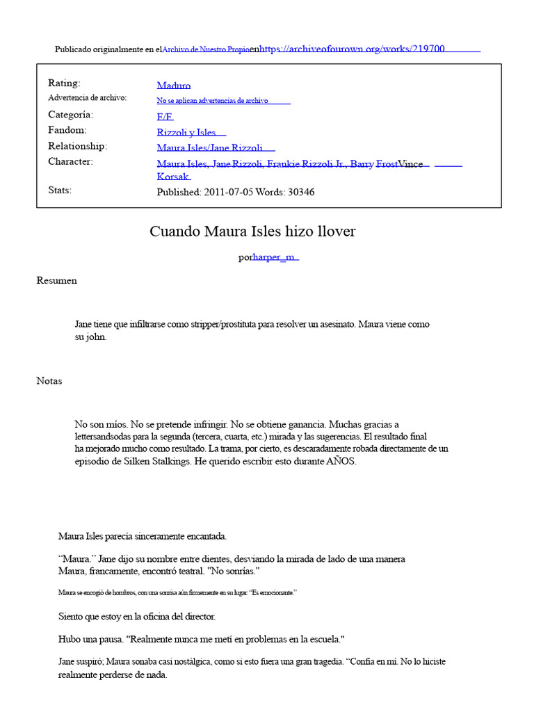 Cuando Maura Isles Lo Hizo x (Rizzoli) | PDF | hombre murciélago