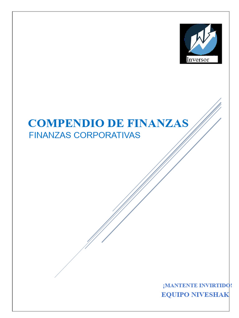 Finanzas Corporativas: Guía Completa | PDF | Capital de trabajo ...