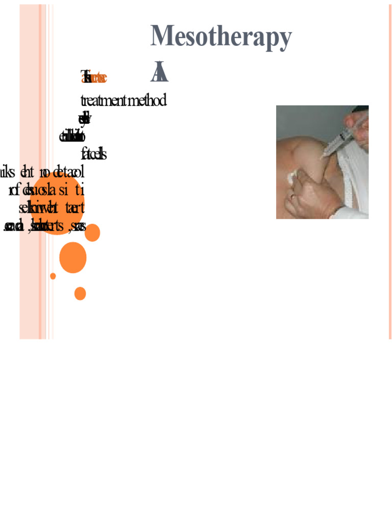 MESOTHERAPY | PDF | Human Body | Integumentary System