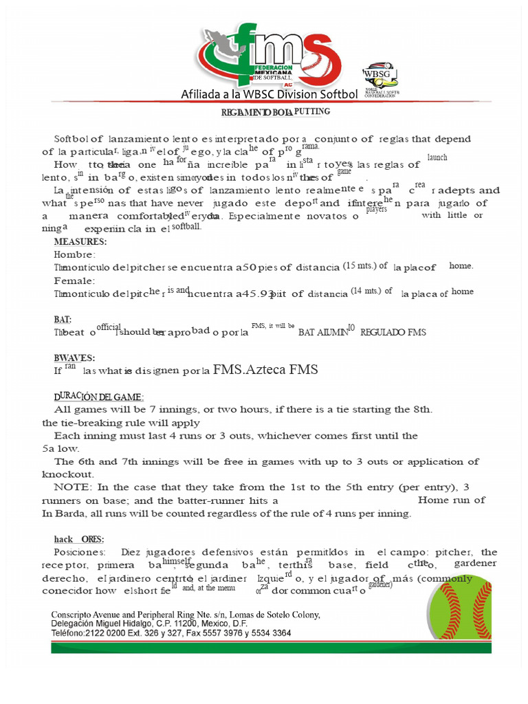 Regulation Ball Put Last PDF | PDF | Positions (Team Sports) | Ball And ...