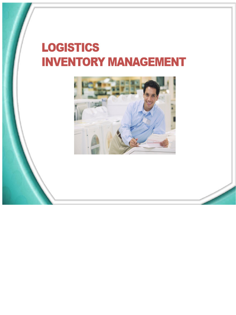 Inventory Management Techniques Explained | PDF | Inventory | Logistics