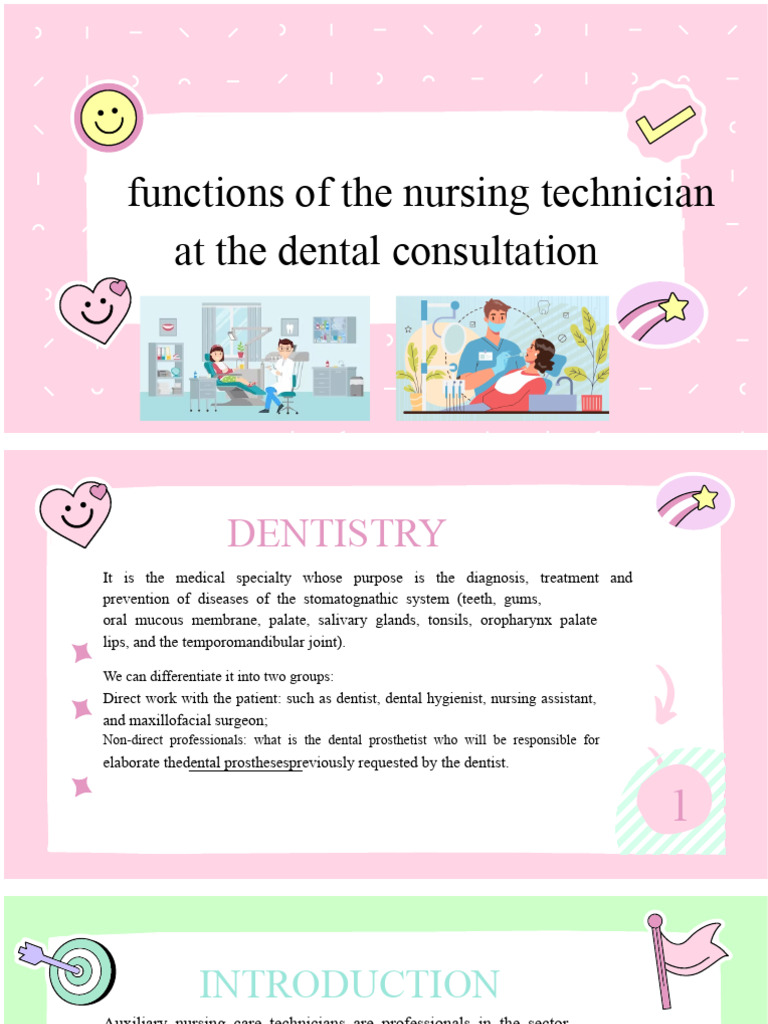 Nursing Technician Roles in Dental Care | PDF | Dentist | Dentistry
