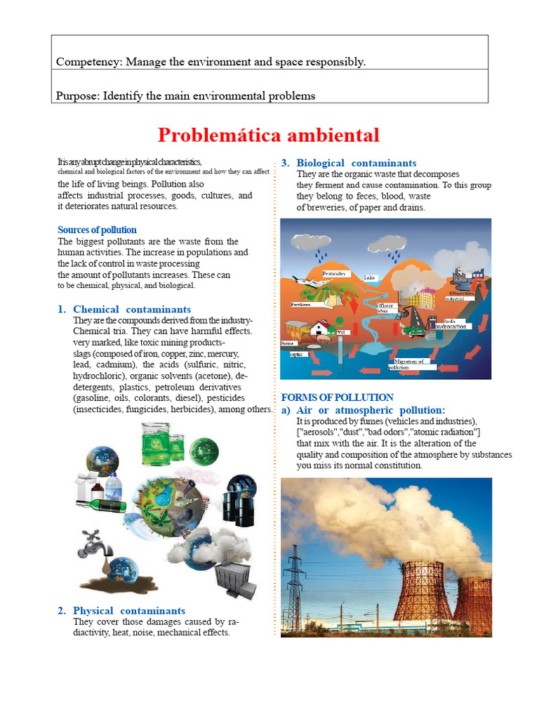 Understanding Environmental Pollution Types | PDF | Pollution | Waste