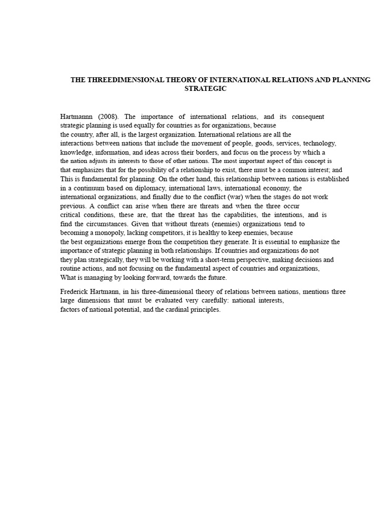 Three-Dimensional Analysis | PDF | Peru | Economies