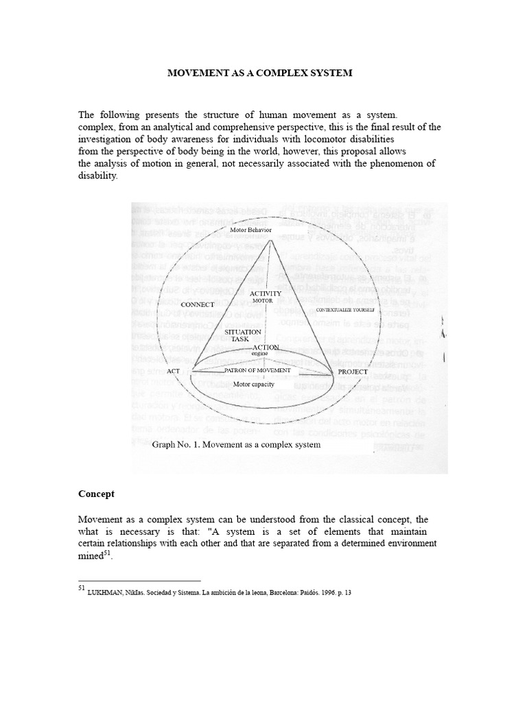 Movement as a complex system | PDF | System | Motor Control
