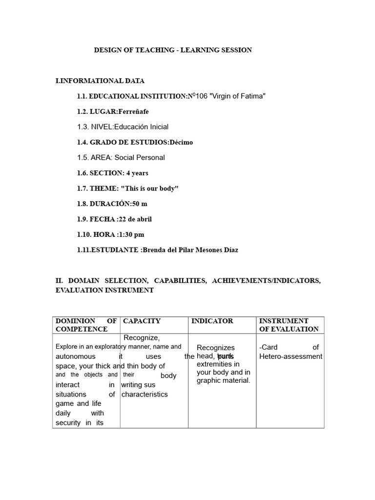 Body Parts Session Design (1) | PDF | Human Body | Arm