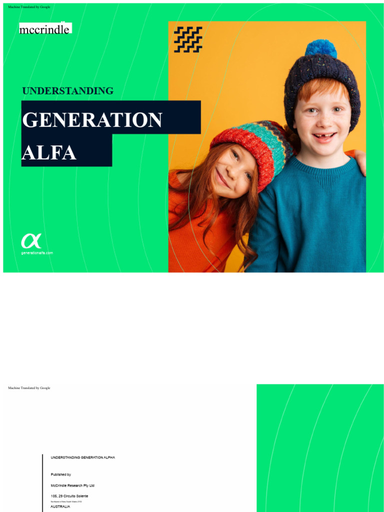 Understanding Generation Alpha Insights | PDF | Millennials | Adults