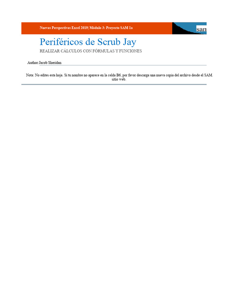 Proyecciones de Ventas y Costos Excel 2019 | PDF