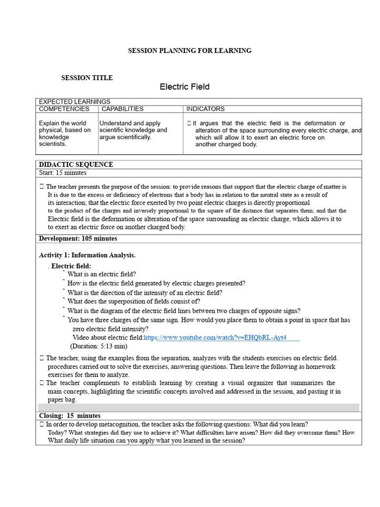 Electric Field | PDF | Electric Field | Force
