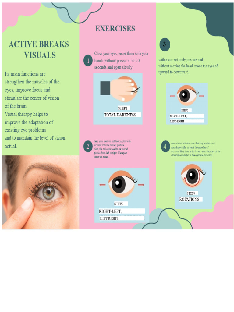 8. Brochure Active Visual Breaks | PDF | Eye | Visual Perception