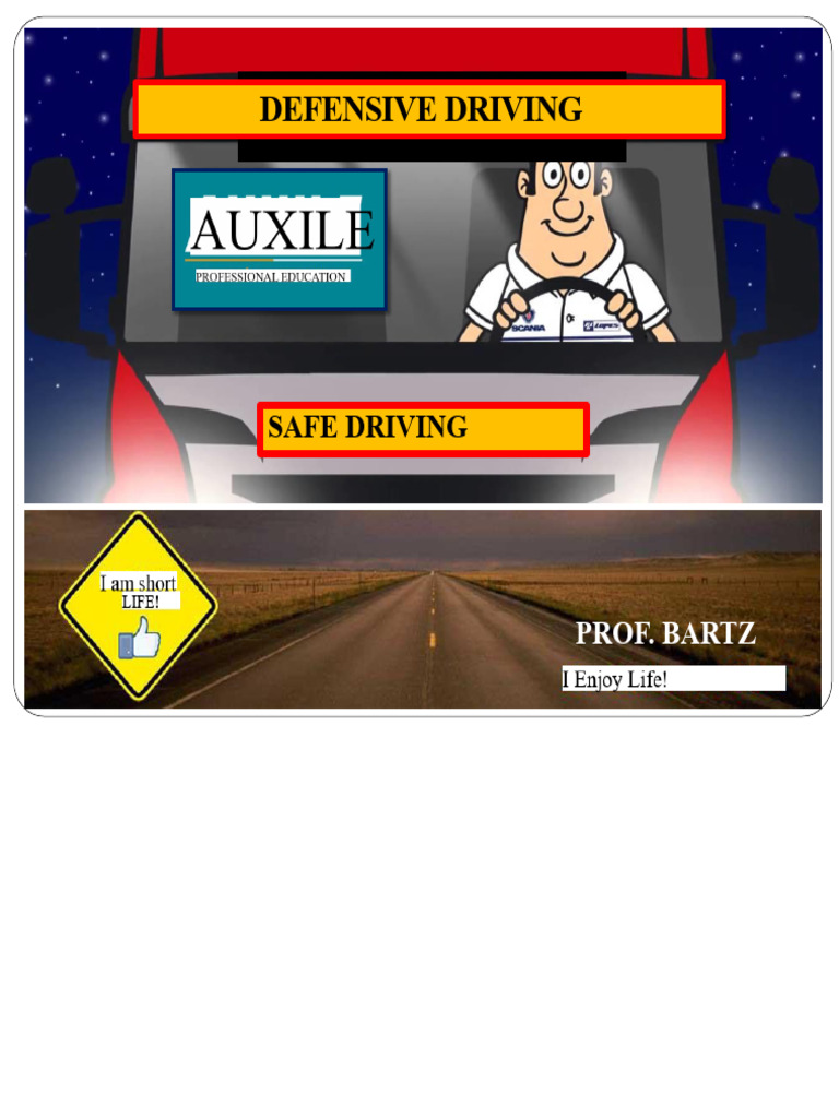 Defensive Driving - Safe Driving Assistance | PDF | Driving | Traffic ...
