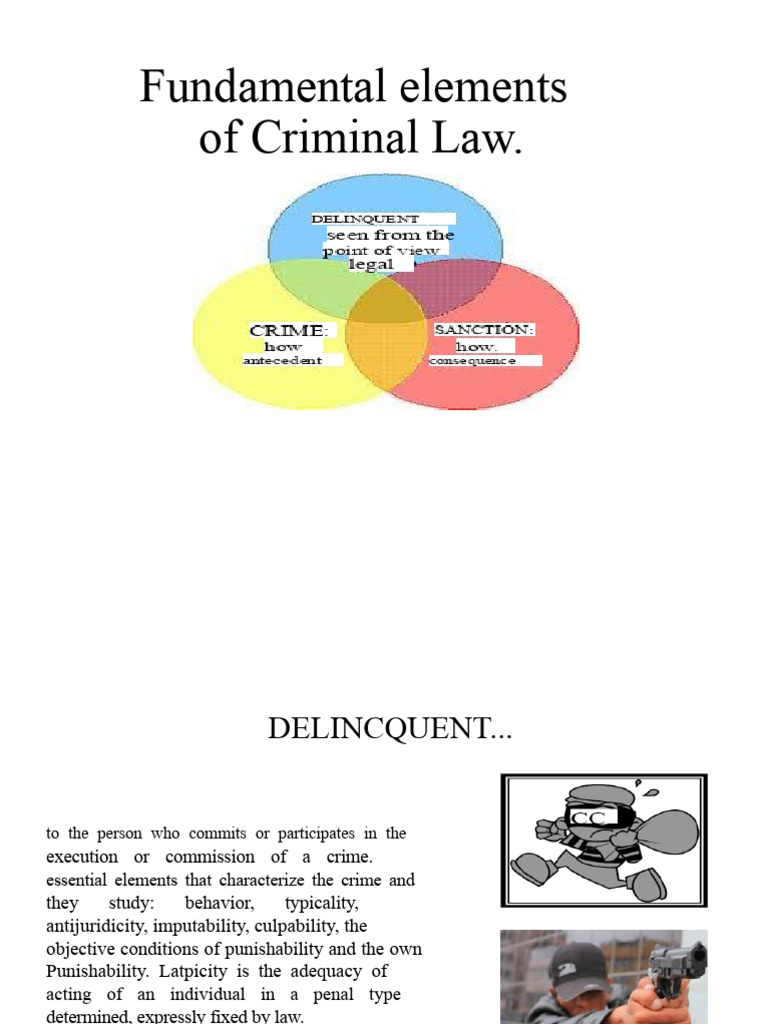 Fundamental Elements of Criminal Law | PDF | Crimes | Crime & Violence