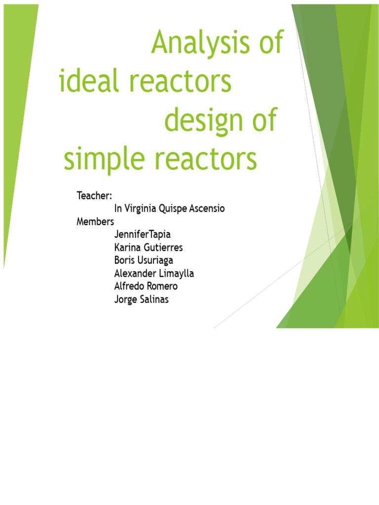 Reactors With Recirculation | PDF | Chemical Reactor | Chemical Kinetics