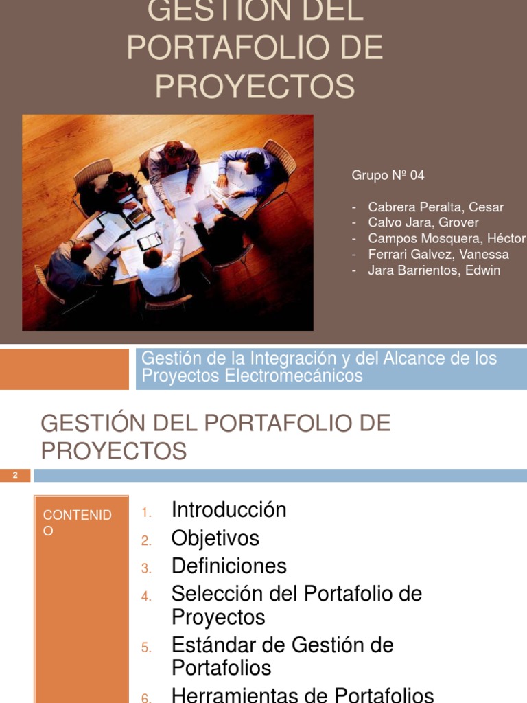 Gestión Del Portafolio de Proyectos | PDF | Gestión de proyectos ...