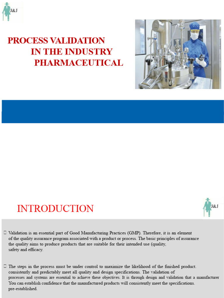 Pharmaceutical Process Validation Guide | PDF | Verification And ...