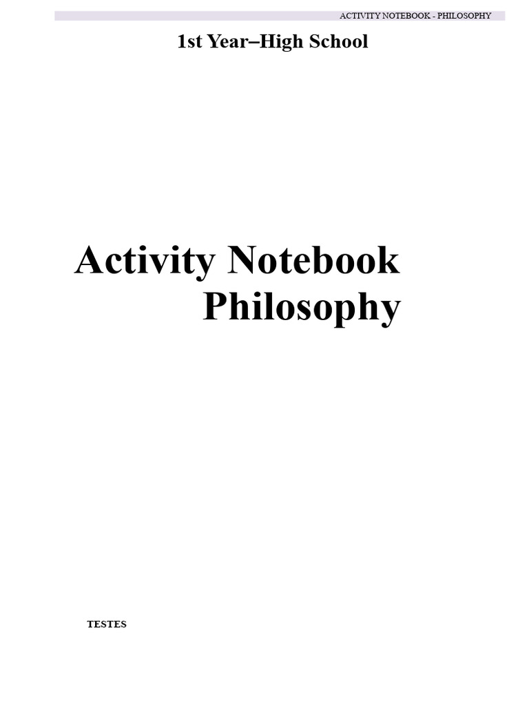 07 Activity Workbook in Philosophy | PDF | Plato | Aristotle