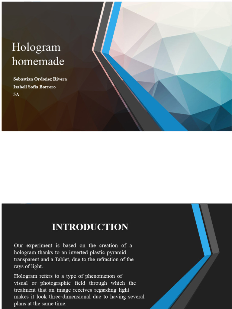 Create a Homemade Hologram | PDF