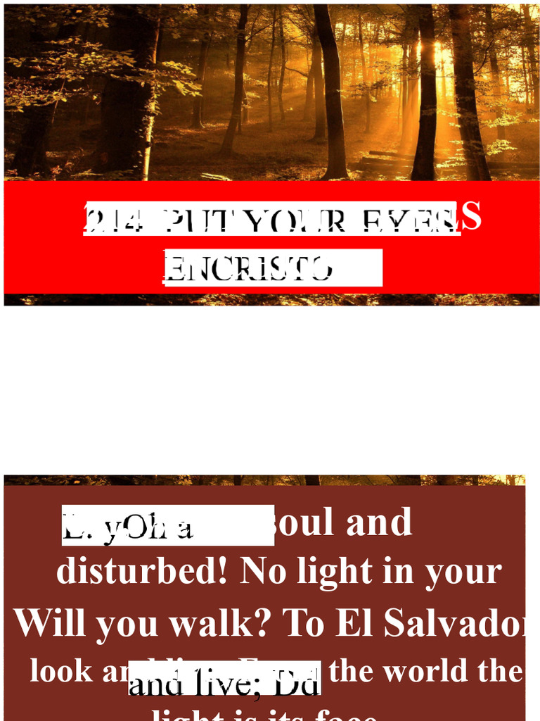 Focus on Christ for Eternal Life | PDF