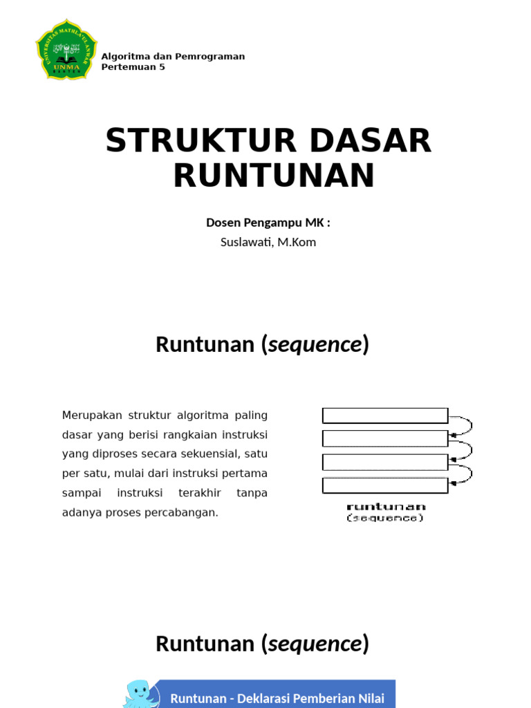 Pertemuan5_Struktur Runtunan | PDF