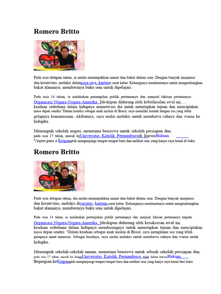 Romero Britto | PDF