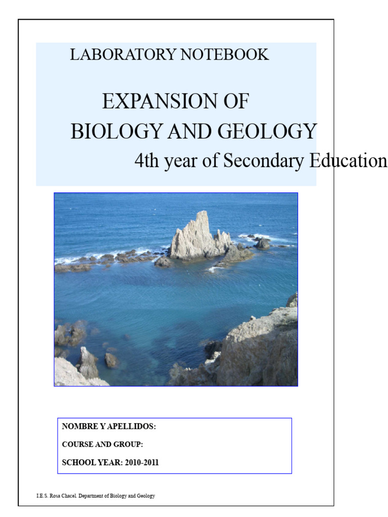 4th ESO Laboratory Notebook | PDF | Dominance (Genetics) | Cell (Biology)