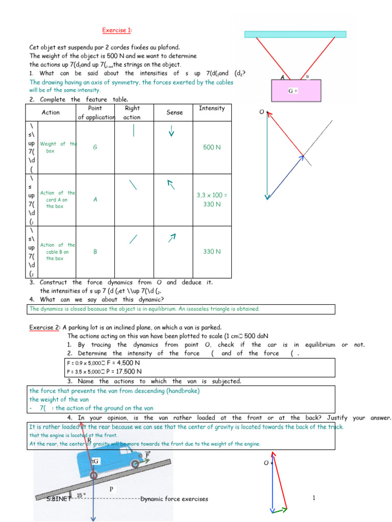 Dynamic Exercise Force Teacher | PDF | Force | Physics
