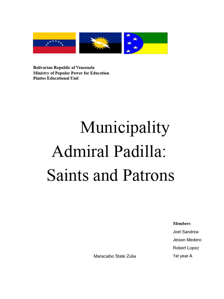 Patron Saints of Almirante Padilla | PDF | Saint Joseph | Mary, Mother ...