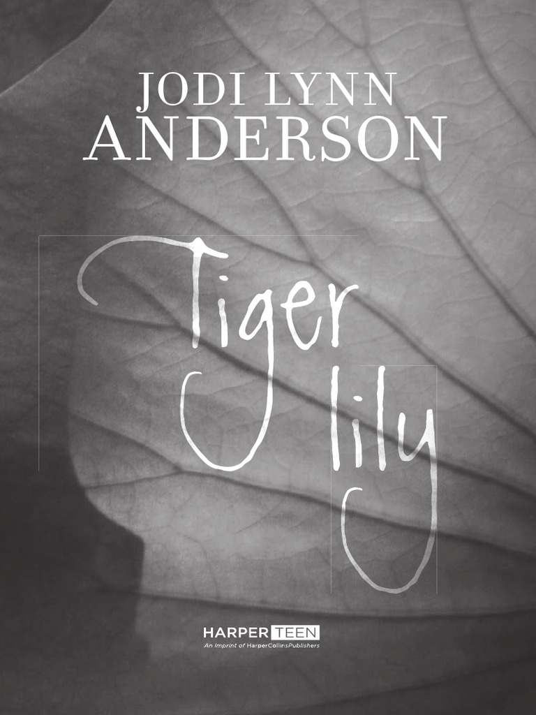 Tiger Lily by Jodi Lynn Anderson Excerpt (Ch1-8) | PDF | Peter Pan ...
