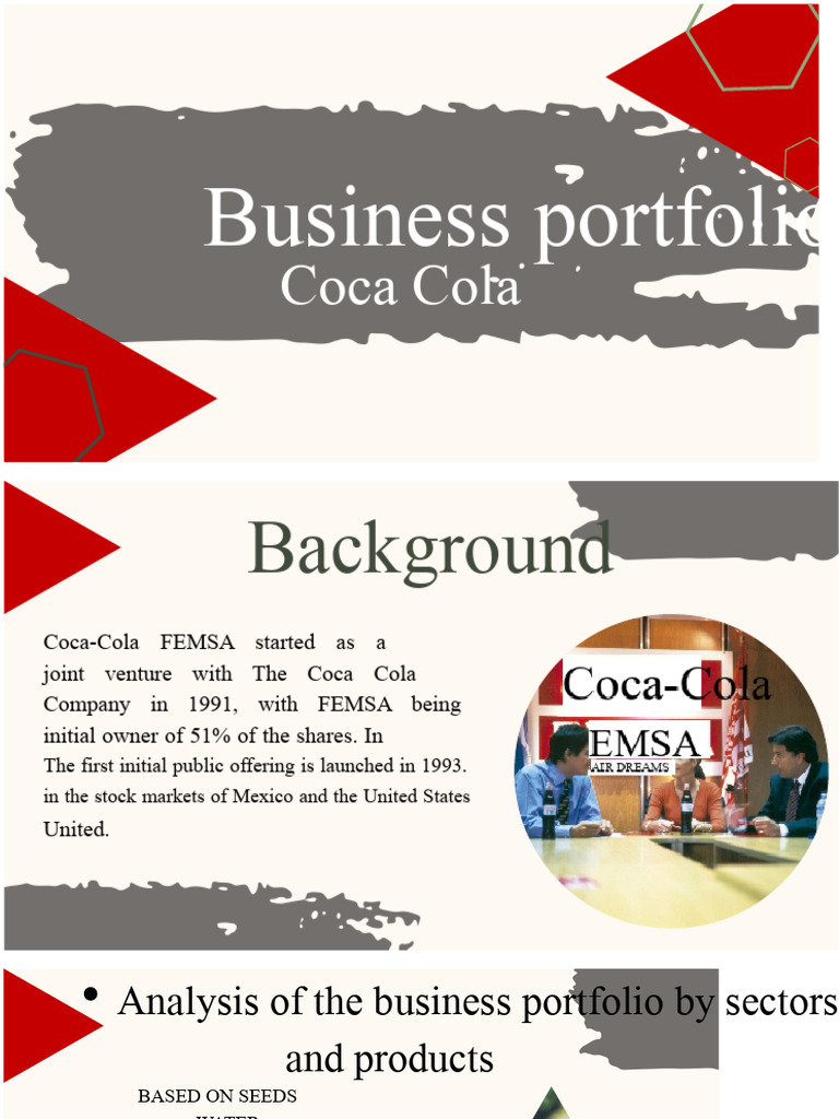 Coca Cola Business Portfolio | PDF