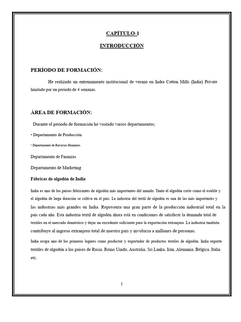 Fábricas de Algodón de India | PDF | Textiles | Industria textil