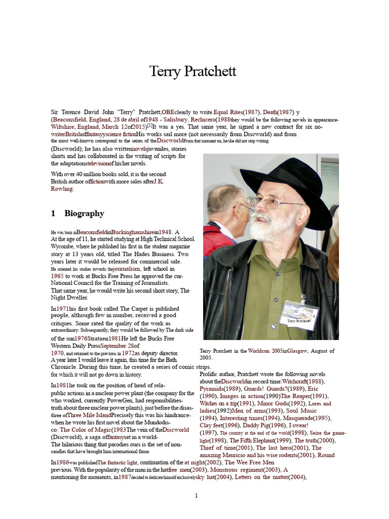 Terry Pratchett | PDF | Discworld | Terry Pratchett