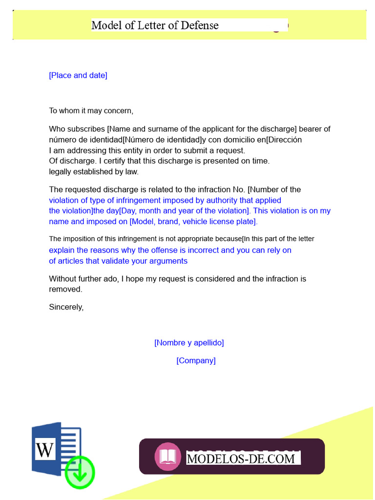 Model of Discharge Letter | PDF