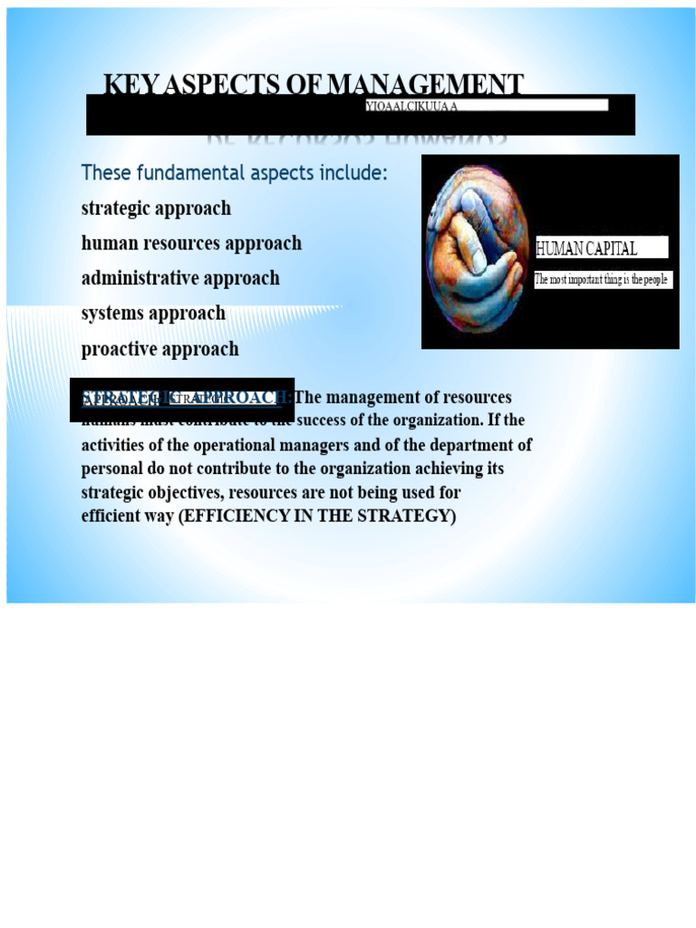 Key Aspects of Human Resource Management | PDF