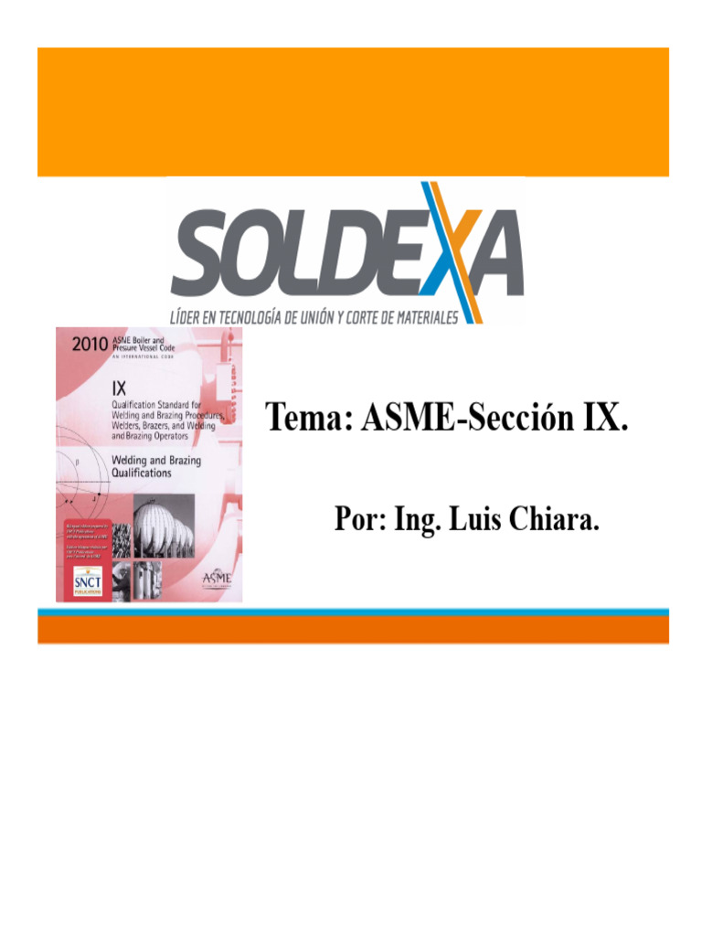 Requisitos e Qualificações ASME IX | PDF
