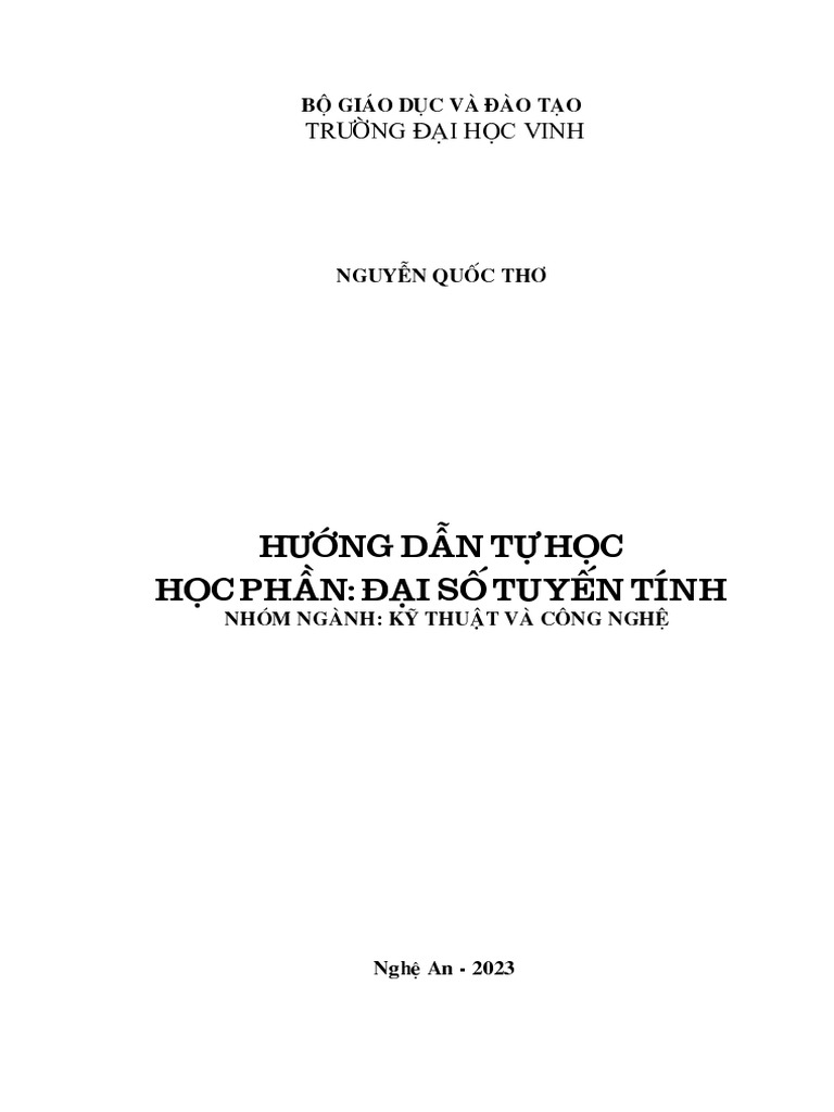 Huong Dan Tu Hoc Chuong2 Dstt Kt Cn (1) | PDF