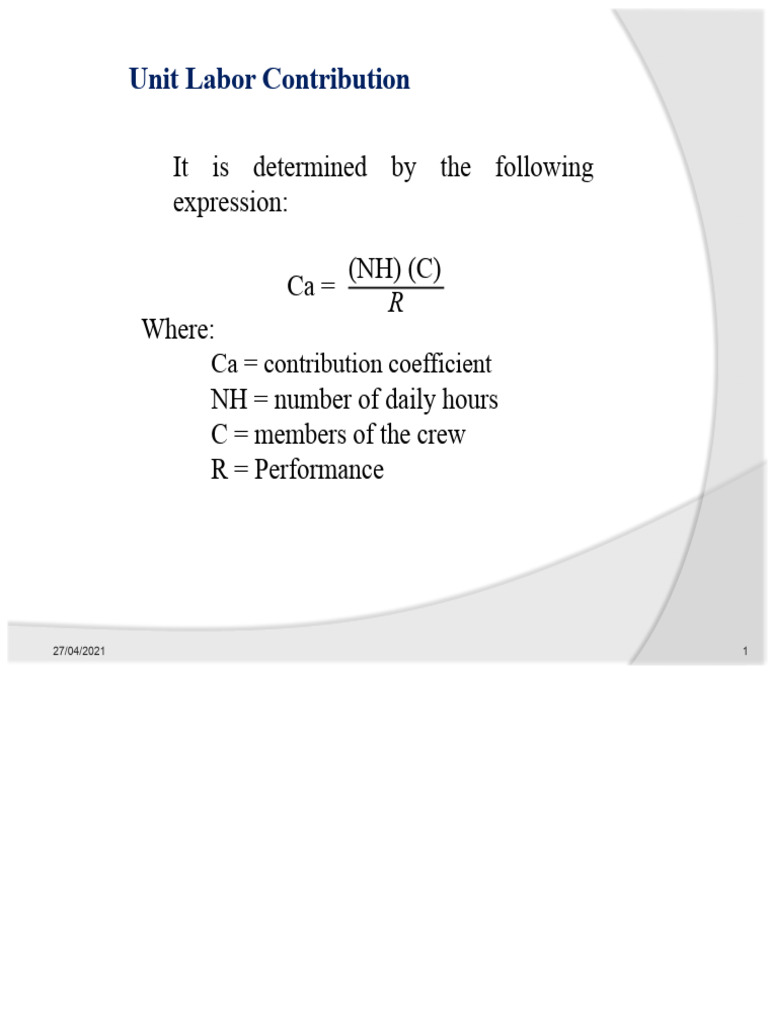 Unit Labor Cost Analysis for Excavation | PDF | Labor
