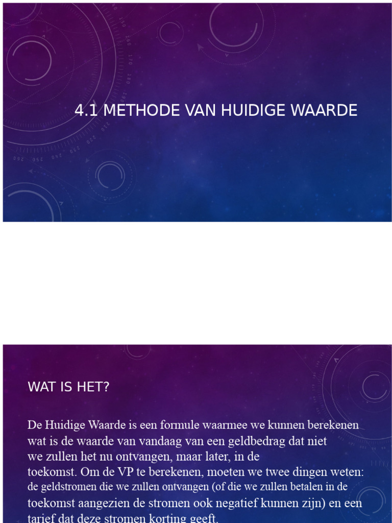 huidige waarde | PDF