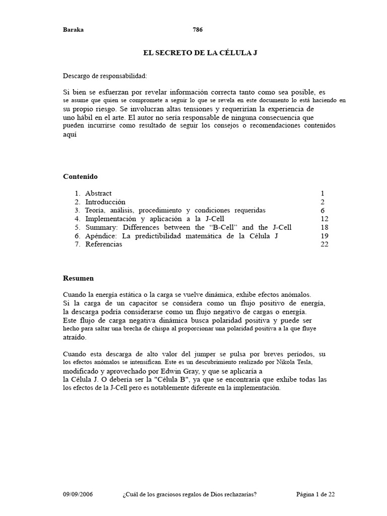 Teoría y Aplicación de la Célula J | PDF | Inductor | Red eléctrica