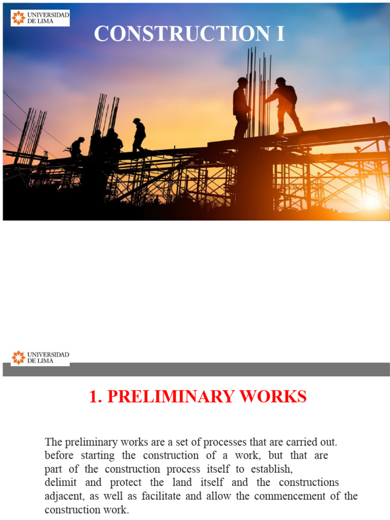 Essential Preliminary Construction Works | PDF | Demolition | Civil ...