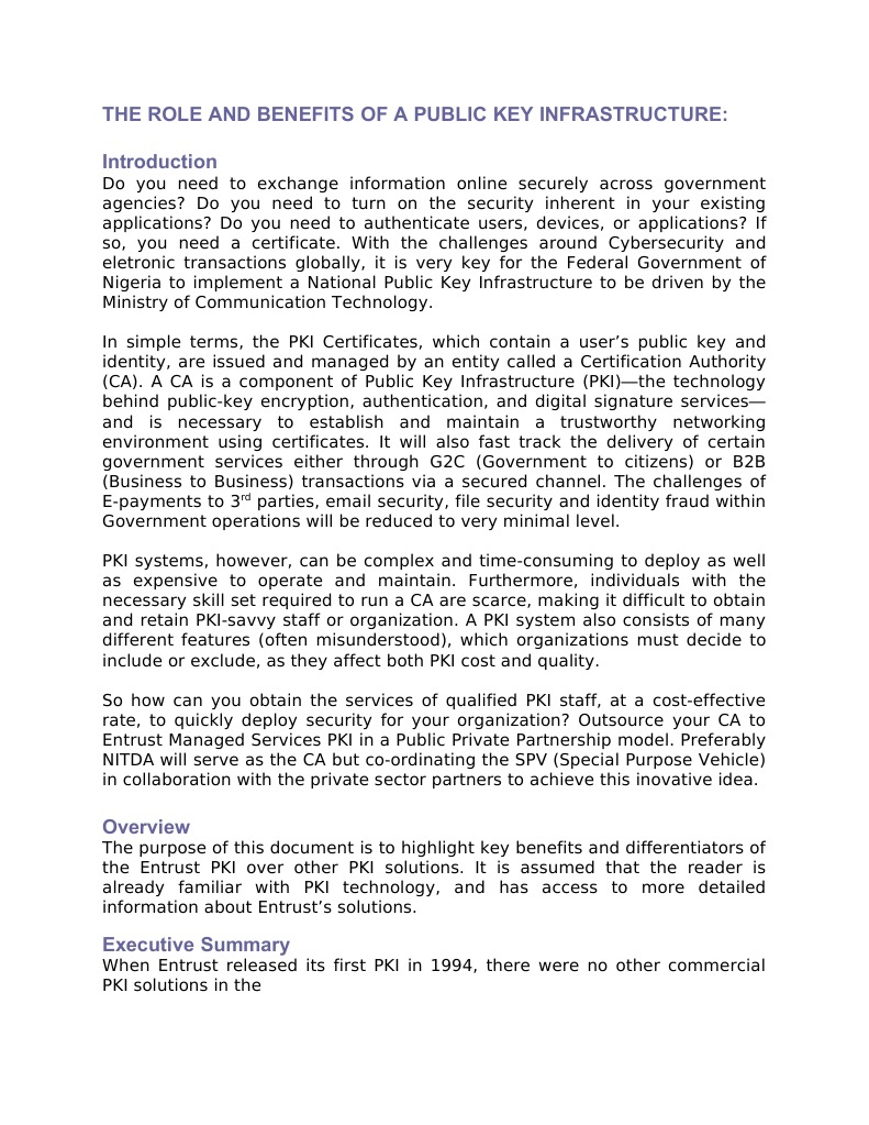 PKI Overview | PDF | Public Key Cryptography | Public Key Certificate