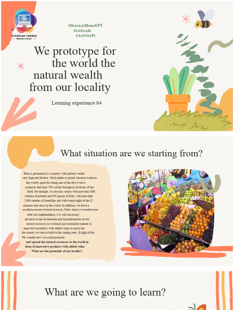 We prototype the natural wealth of our locality for the world. | PDF ...